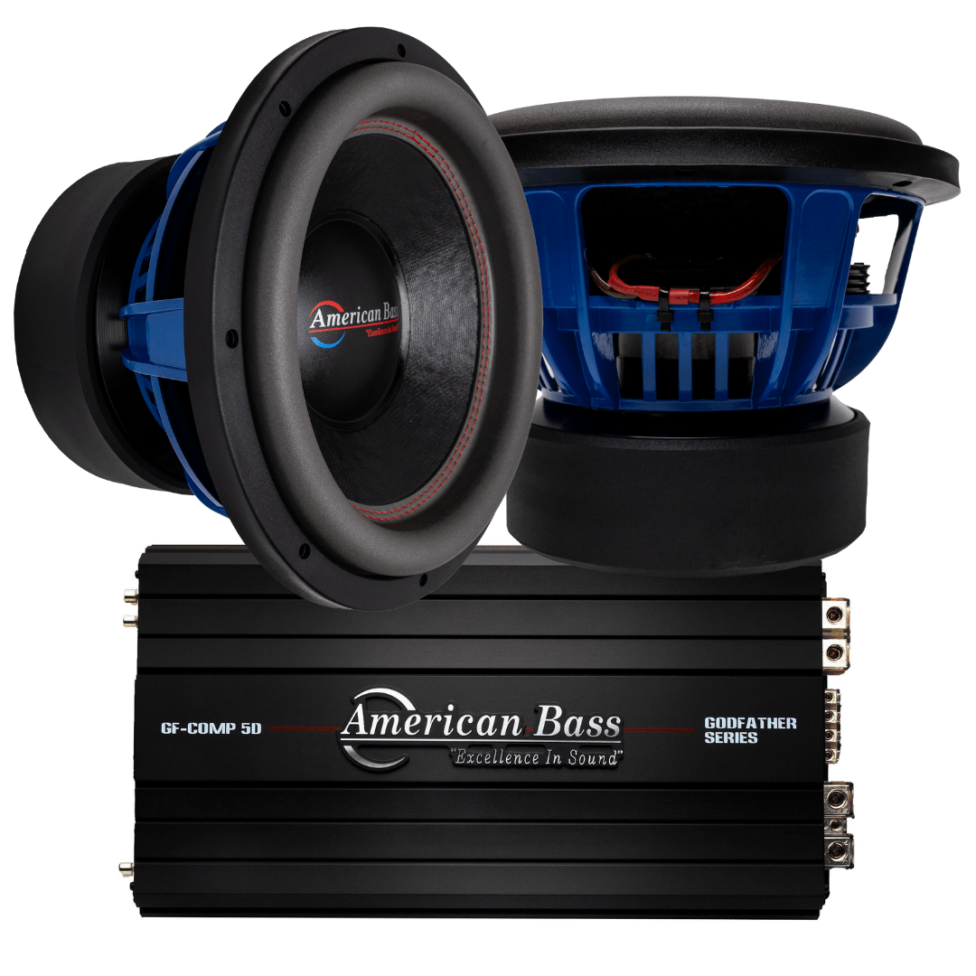Power Pack: 2 HD 12 Subwoofers + Godfather Comp 5D Amplifier