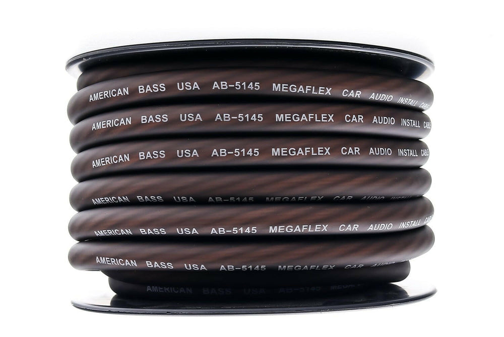 1/0 Gauge Mega Flex Power Cable | Car Audio Equipment