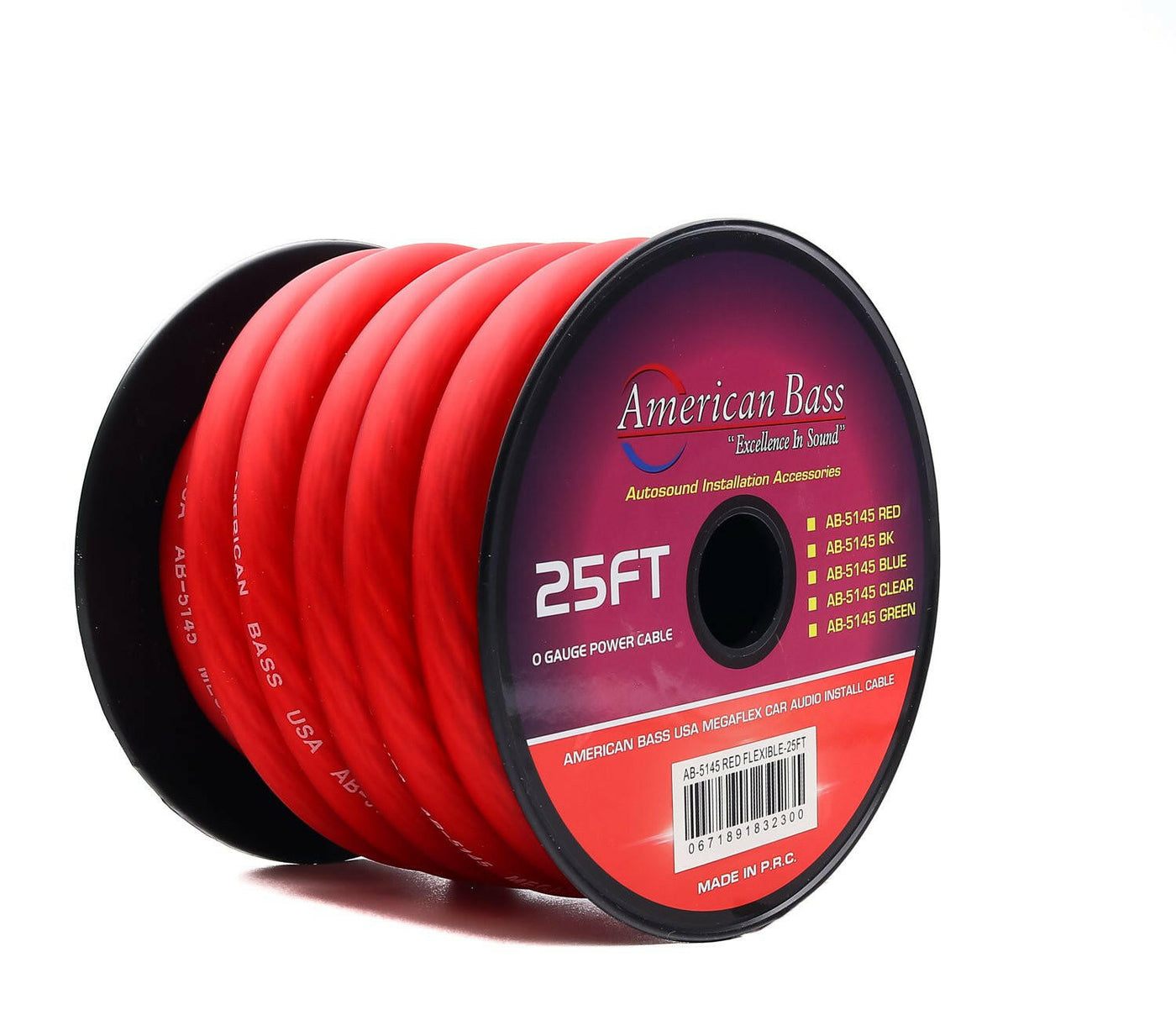 1/0 Gauge Mega Flex Power Cable | Car Audio Equipment