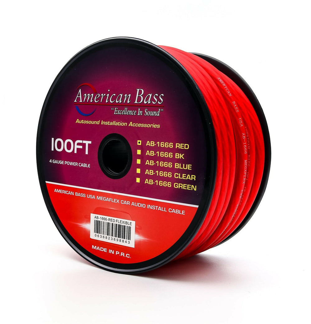 4 Gauge Mega Flex Power Cable | Car Audio Equipment