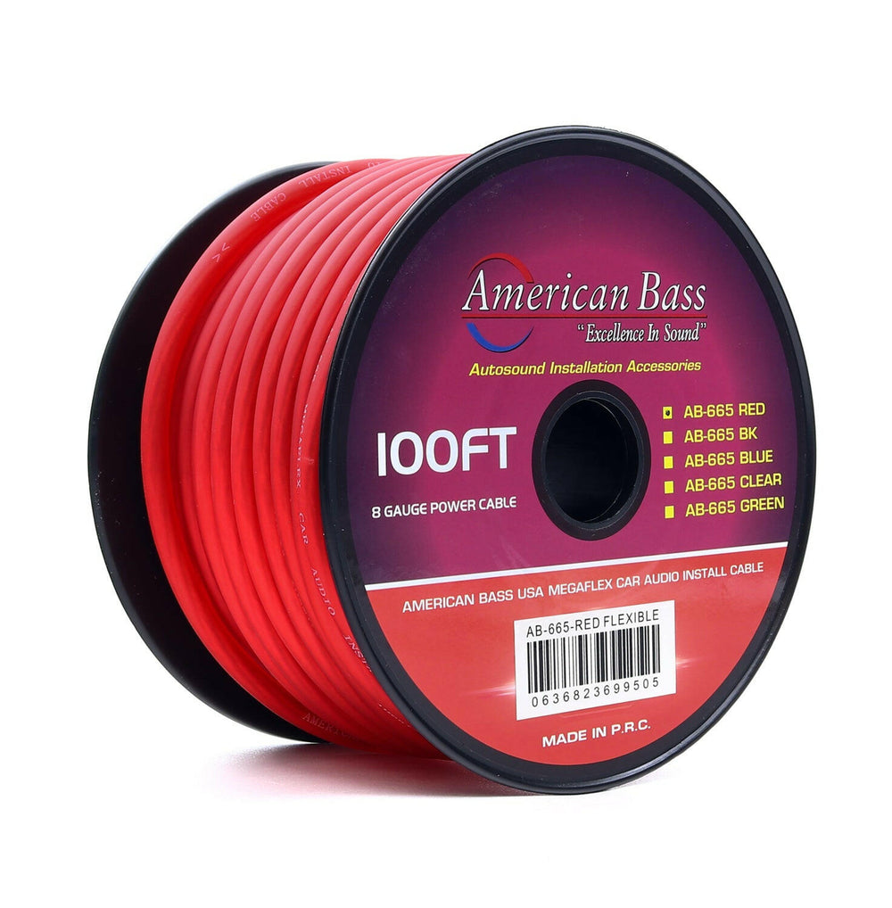 8 Gauge Mega Flex Power Cable | Car Audio Equipment