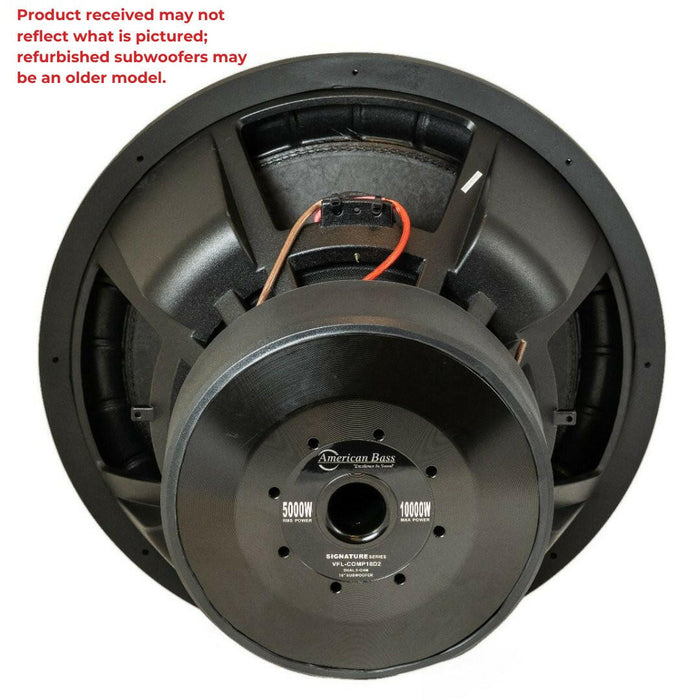 VFL Comp Signature 18" Subwoofer | Car Audio Equipment